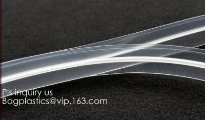 Chine Grande tirette plate horizontale qui respecte l'environnement de sachet en plastique à vendre, tirette horizontale de PVC, tirette plate transparente de PVC à vendre