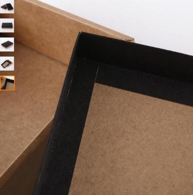Chine Concevez la boîte en fonction du client cosmétique imprimée par luxe de papier d'art pour l'emballage de crème de soins de la peau, le papier noir p de bracelets de bijoux de tiroir à vendre