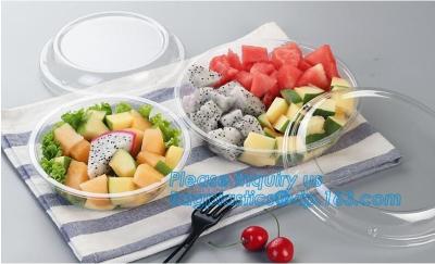 중국 Lid PLA 미생물에 의해 분해되 샐러드 Bowl,24oz 좋아하는 버릴 수 있는 플라스틱 샐러드 활과 32 온스 버릴 수 있는 명백한 PET 플라스틱 샐러드 그릇 판매용