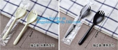 중국 아이들 플라스틱 컬트러리 세트는 미생물에 의해 분해된 옥수수 녹말, 잘 팔리는 값싼 플라스틱 컬트러리 세트 6 