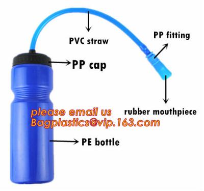 중국 밀짚과 자전거 물병을 운영하는 500이지 밀리람베르트 BPA 자유롭 열 가소성 폴리우레탄 수지 플라스틱이 접을 수 있는 폴드형이 부드럽 플라스크 스포츠 판매용