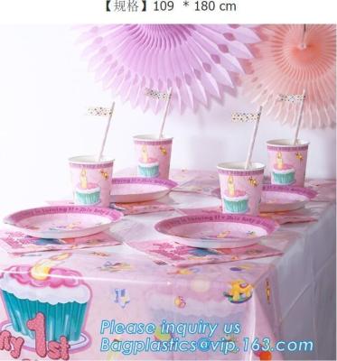 Chine Tissu transparent de couverture de table ronde de PVC de plastique, nappe en plastique de couverture de table de partie, Tableau en plastique jetable résistant à vendre
