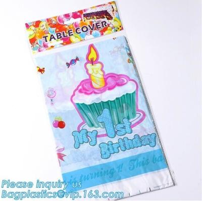 Chine Tissu transparent de couverture de table ronde de PVC de plastique, nappe en plastique de couverture de table de partie, Tableau en plastique jetable résistant à vendre