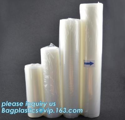 Chine Le stockage gravant en refief de vide de cuisine de Rolls de sac de stockage de fermeture sous-vide de nourriture de relief par poche en plastique d'emballage de vide l'a gravé en refief à vendre