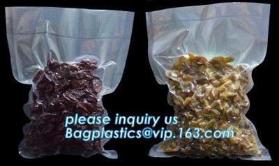 Chine Le stockage gravant en refief de vide de cuisine de Rolls de sac de stockage de fermeture sous-vide de nourriture de relief par poche en plastique d'emballage de vide l'a gravé en refief à vendre
