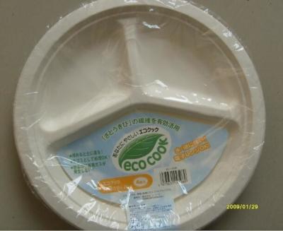 Chine Pleins plats en plastique compostables ovales biodégradables de fécule de maïs, fécule de maïs biodégradable qui respecte l'environnement Tablew jetable à vendre