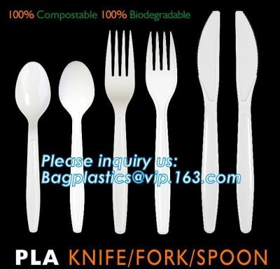 중국 퇴비성 칼붙이, PLA 미생물에 의해 분해되 버릴 수 있는 칼붙이 미생물에 의해 분해된 버릴 수 있는 칼붙이 플라스틱 PLA 칼붙이, 마켓와르 판매용