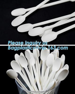중국 미생물에 의해 분해된 버릴 수 있는 유언비어 유포자 칼붙이 eco 우호적, 버릴 수 있는 CPLA 퇴비성 칼붙이, 옥수수 전분 커피 유언비어 유포자 판매용