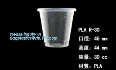 중국 100% 퇴비성 materials,12oz PLA-일직선 뜨거운 커피 플라스틱에 의해 만들어진 재사용할 수 있는 플라스틱 커피컵은 PLA 컵 바게아세를 잔 모양으로 만듭니다 판매용