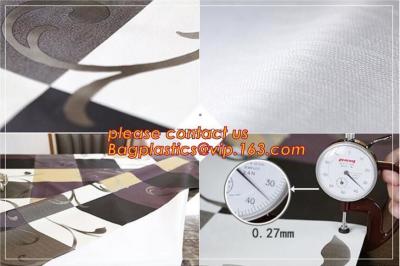 Chine Protection en plastique de style de PVC de place de nappe d'Oilproof de lavage imperméable européen non plus l'anti nappe chaude de café de velours à vendre