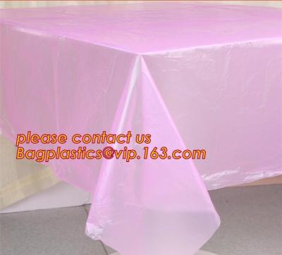Chine Les approvisionnements en plastique colorés de décoration de mariage de nappe font la fête des couleurs de la couverture 10 de Tableau pour choisir, PA imperméable de couverture de Tableau à vendre