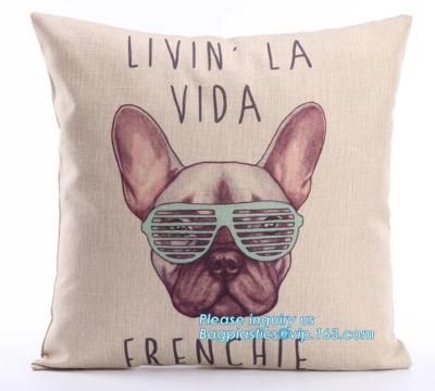 Chine Doublez le coussin géométrique dégrossi de travail d'Applique de la couverture 50x50 de coussin de cerfs communs de coussins à vendre