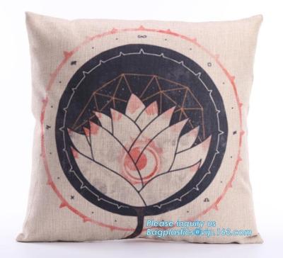 Chine Doublez le coussin géométrique dégrossi de travail d'Applique de la couverture 50x50 de coussin de cerfs communs de coussins à vendre