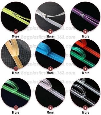 Chine Agrafe horizontale colorée de tirette de vide, glisseur zip-lock, tirette de bride, Eva Zipper, preuve de l'eau de joint de PVC, preuve d'air à vendre