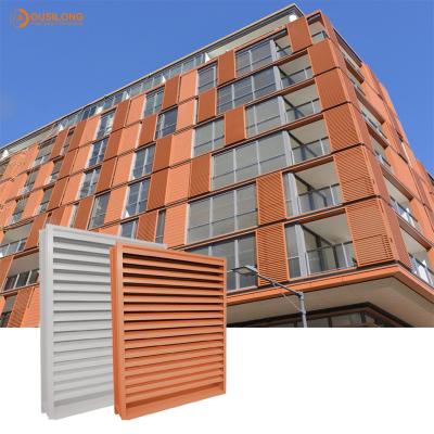 Εμπορικό louver αργιλίου σκιάς ήλιων μετάλλων οικοδόμησης για την εξωτερική επένδυση τοίχων