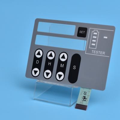 China Teclado del interruptor de membrana EBG180, telclado numérico de encargo cubierto película de la membrana en venta