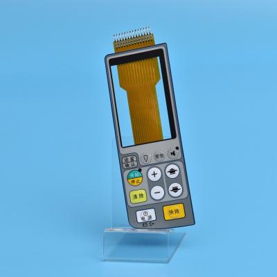 China Teclado del interruptor de membrana EBG180, telclado numérico de encargo cubierto película de la membrana en venta