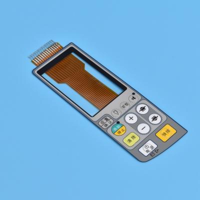 China Teclado del interruptor de membrana EBG180, telclado numérico de encargo cubierto película de la membrana en venta