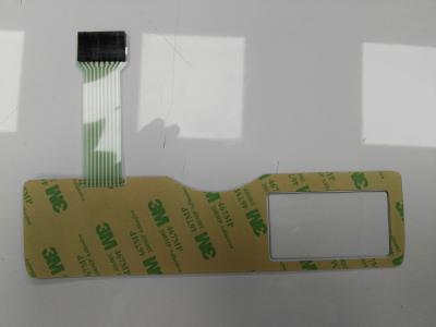 Китай Высокие переключатели клавиатуры мембраны продолжительности жизни с выбивают ключевые верхний слой ЛЮБИМЦА и прилипатель 3М продается