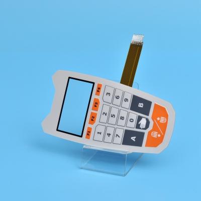 중국 높은 신뢰성 투명한 폴리에스터 그래픽 덮개막 스위치 LCD 창 판매용