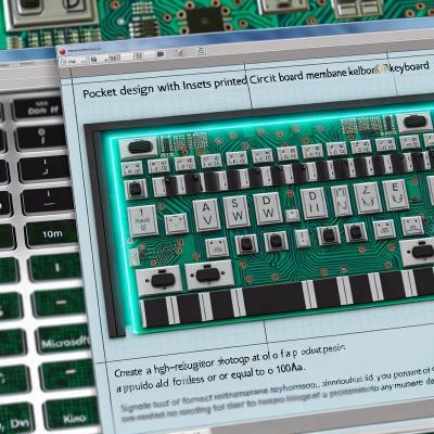 China PCB Membrane Switch with Pocket Design and Inserts ≤100mA for sale