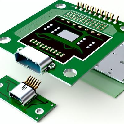 China Interruptor de membrana PCB com serigrafia e conector ZIF à venda