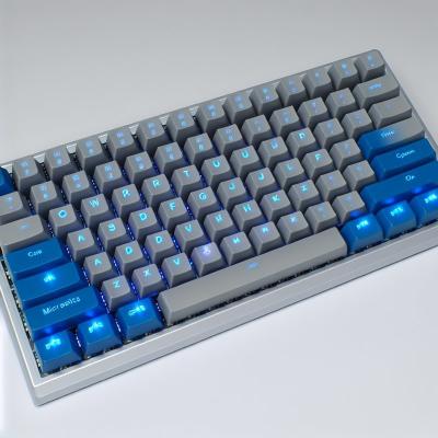 China Interruptor de membrana de goma de silicona personalizado con LED azul en venta