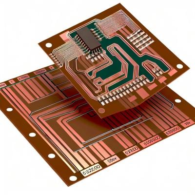 Chine Plaque de circuit imprimé flexible 0,5 oz-3 oz de cuivre à 2 couches à 150 °C à vendre