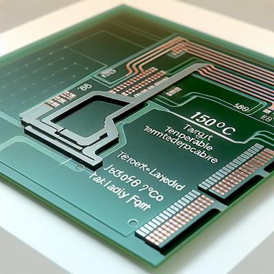 Chine Plaque de circuit imprimé flexible à deux couches à température maximale de 150 °C à vendre