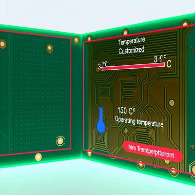 Chine Plaque de circuit imprimé flexible à deux couches à température maximale de 150 °C à vendre
