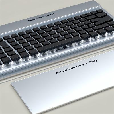 China Teclado de membrana con fuerza de actuación de 60-350g y 5 teclados en venta
