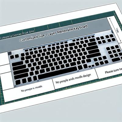 China Interruptor de membrana simple personalizado con botones de cúpula metálica en venta