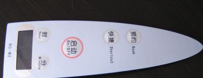 China Interruptor de membrana adaptable grabado en relieve borde del telclado numérico de la capa gráfica flexible en venta