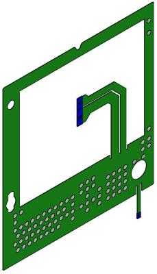 China Tipo táctil plano flexible del interruptor de membrana del PWB de la película de cobre, prenda impermeable en venta