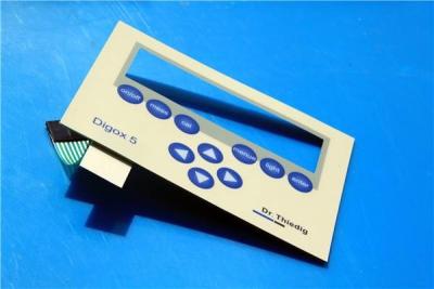 Chine 10 tactiles PIN Membrane Switch Keypad Custom 5 clés de relief à vendre
