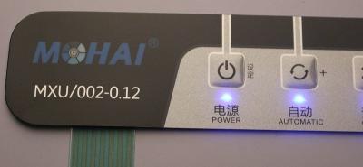China Telclado numérico flexible del interruptor de membrana, interruptor de membrana táctil grabado en relieve en venta