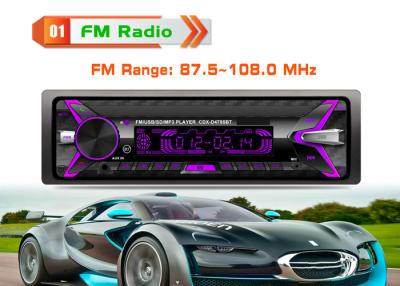 Cina Riproduttore di CD universale dell'automobile con l'unità mani libere della testa di Bluetooth di 3 bande di Bluetooth per l'automobile in vendita
