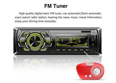 Cina Sistema stereo di musica della singola di baccano automobile LED Bluetooth del BT per il trasmettitore di Fm dell'automobile in vendita