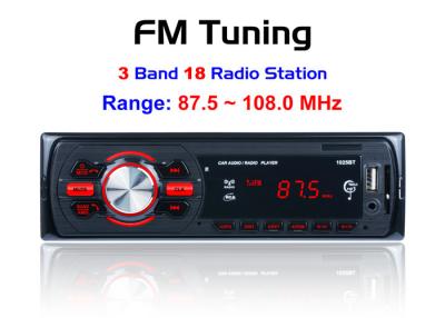 Cina L'automobile nera LED stereo del BT visualizza la stereotipia multifunzionale dell'automobile del CD di Bluetooth in vendita
