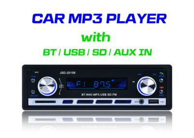 Cina Autoradio del BT Bluetooth dell'automobile di 2 manopole audio FM di sintonia elettronico con la funzione dell'orologio in vendita