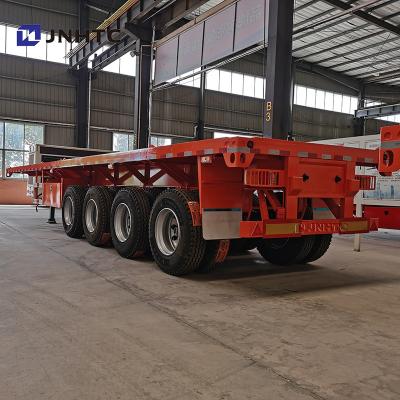 Κίνα 3 Axles 4 Axles 30t 40t Flatbed Flat Bed Container Semi Trailer For Africa προς πώληση