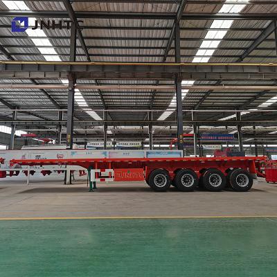 Κίνα 3 Axles 4 Axles 30t 40t Flatbed Flat Bed Container Semi Trailer For Africa προς πώληση