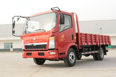 중국 10 톤 4x2 Sinotruk Howo7 무거운 화물 트럭 빨간색 6는 에어 컨디셔너로 피로하게 합니다 판매용