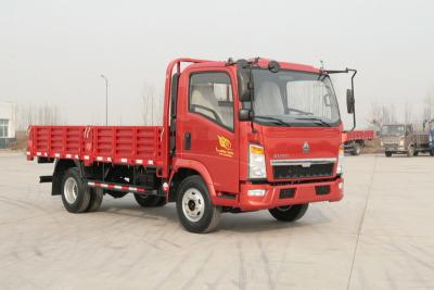 중국 10 톤 4x2 Sinotruk Howo7 무거운 화물 트럭 빨간색 6는 에어 컨디셔너로 피로하게 합니다 판매용