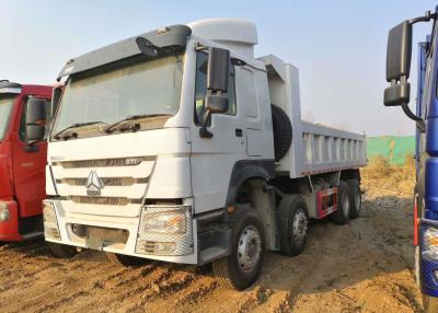 Κίνα Άσπρο Tipper HOWO 8x4 φορτηγό απορρίψεων κατασκευής φορτηγών βαρέων καθηκόντων 30 κυβικό προς πώληση