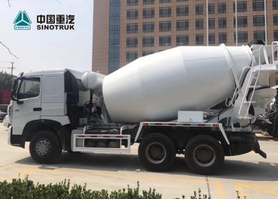 중국 유로 2 371HP 소형 구체적인 트럭 6x4 10는 8CBM HOWO A7를 선회합니다 판매용