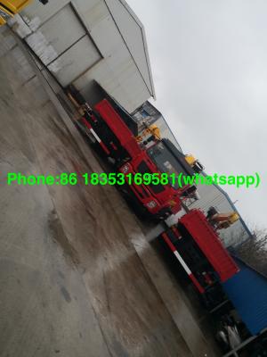 중국 Sinotruk Xcmg 10T Stright 팔 트럭은 7000MM 화물 상자 Euro2 LHD를 가진 기중기를 거치했습니다 판매용