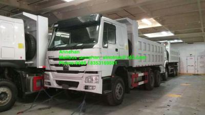 Chine 371hp 10 camion à benne basculante résistant des roues 6x4 avec la commande de main gauche à vendre