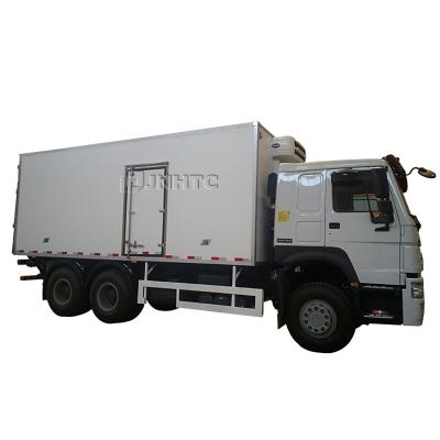 Κίνα 2 άξονες Sino Howo 10 τροχούς 20 τόνους 30 κυβικά 6x4 ψυγείο ψυγείο κοντέινερ ψυγείο φορτηγό προς πώληση