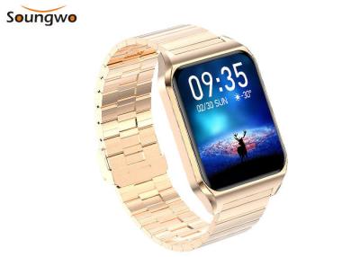 Cina Monitoraggio quadrato di pressione sanguigna di temperatura corporea dello Smart Watch di Bluetooth dello schermo in vendita